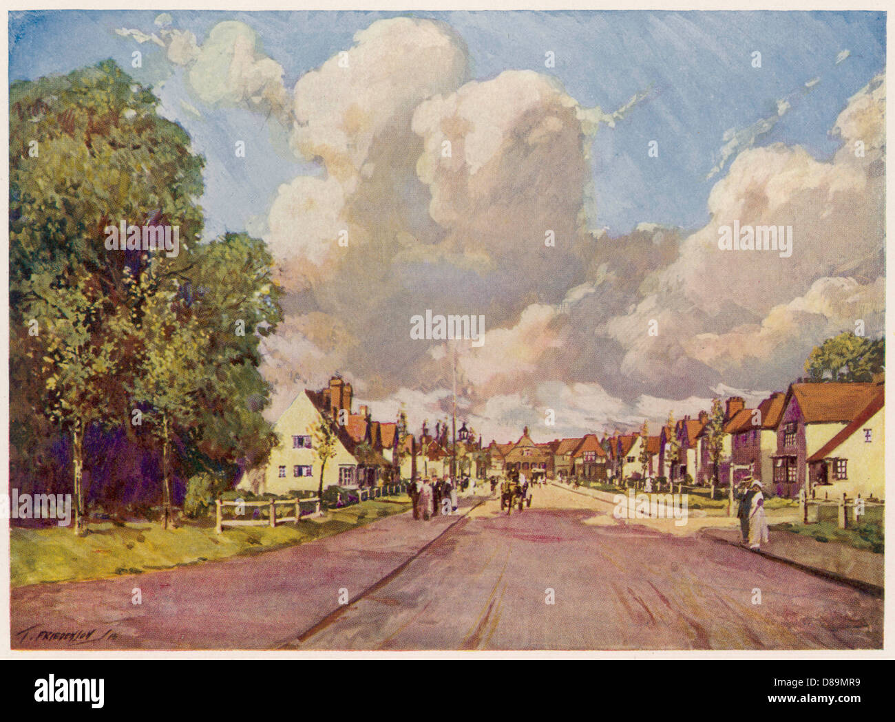 Letchworth garden city houses hi-res stock photography and images - Alamy