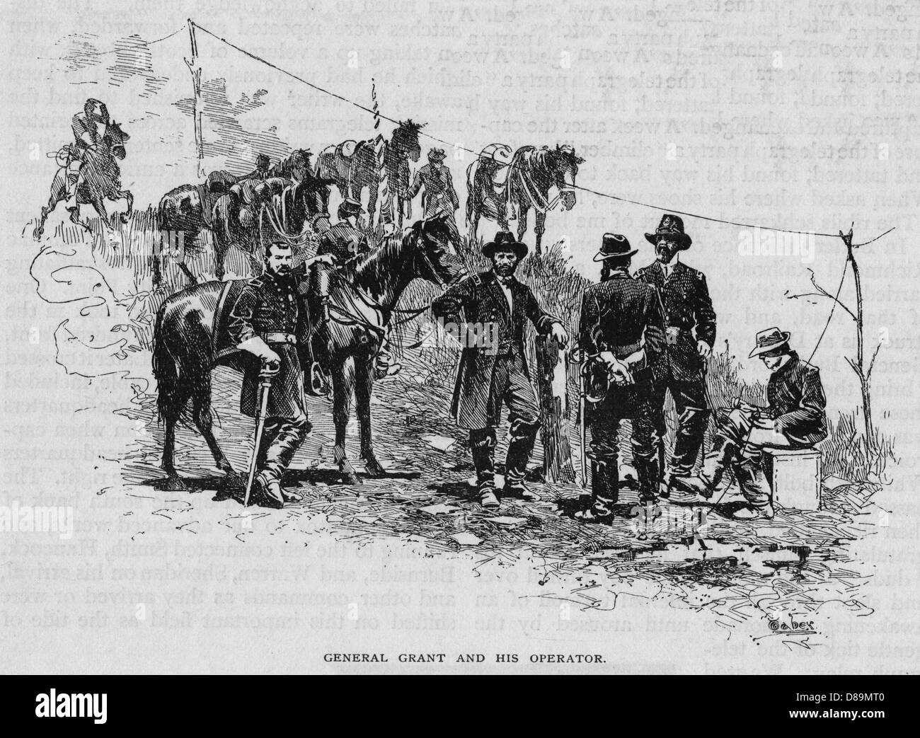 Electric Telegraph In Us Stock Photo - Alamy