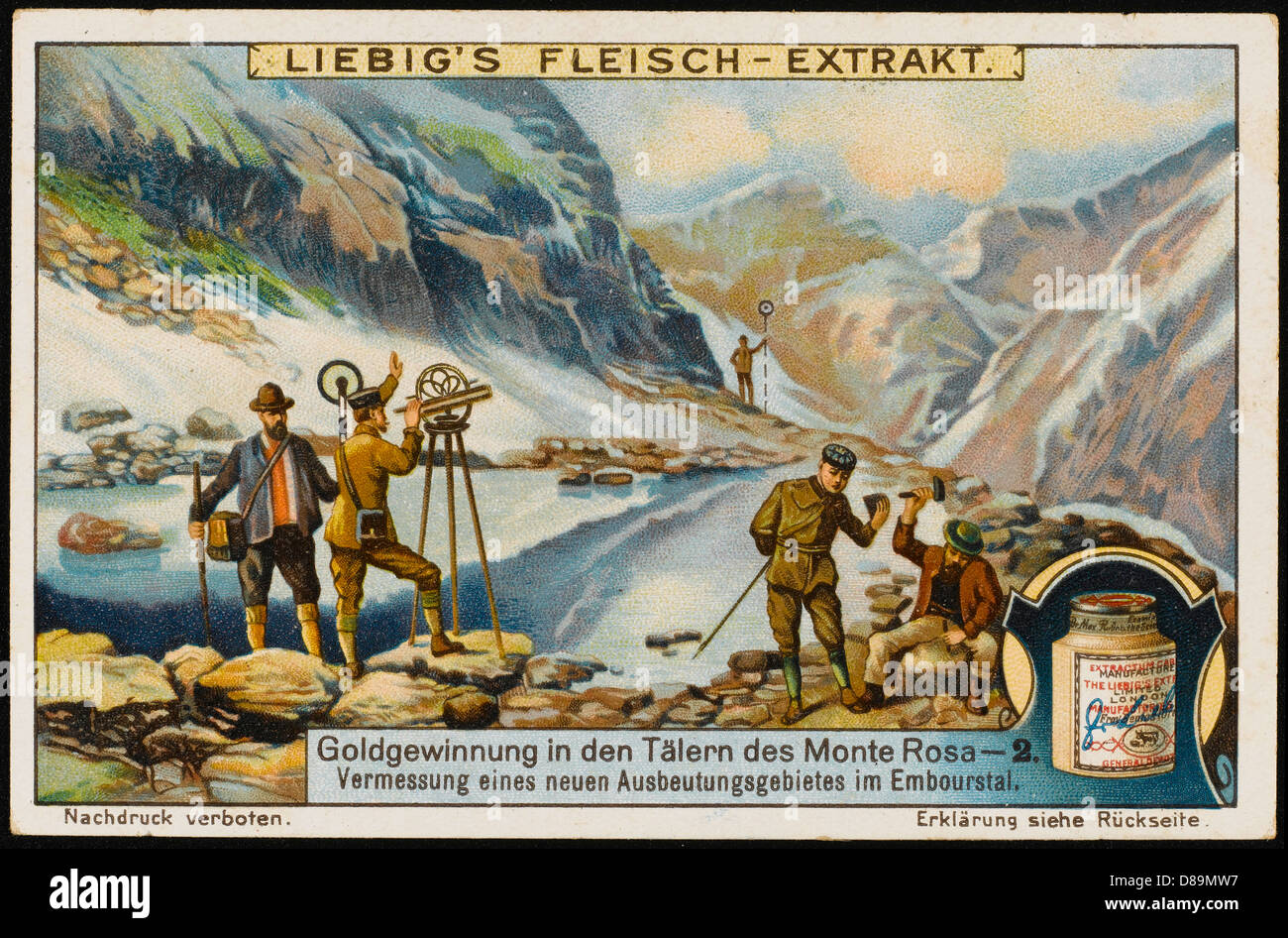 GOLD AT MONTE ROSA 2 Stock Photo - Alamy