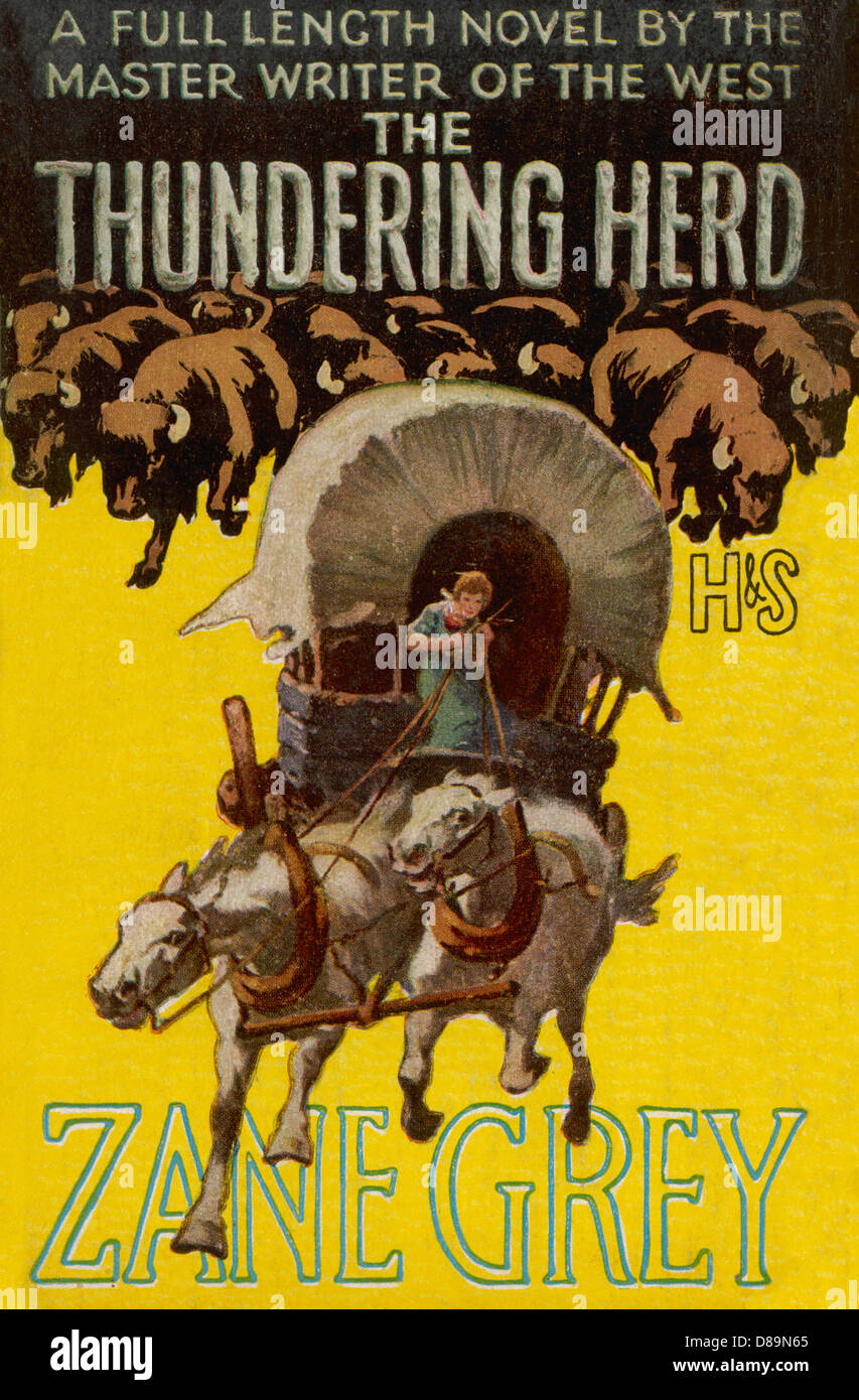 THE THUNDERING HERD Stock Photo - Alamy