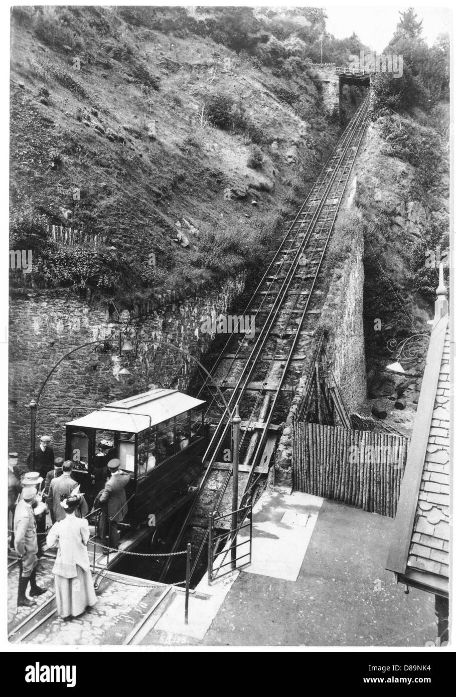 Lynmouth Lift 1908 Stock Photo - Alamy