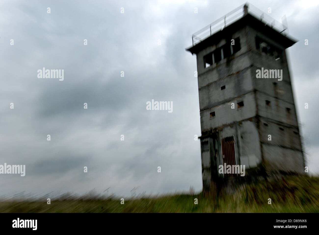 An abandoned East German watchtower in Darchau, Germany Stock Photo - Alamy
