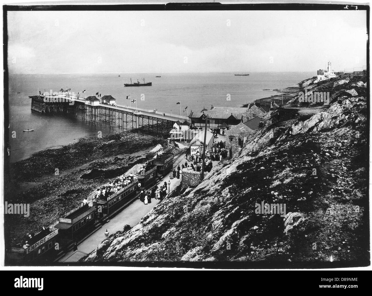 The mumbles history Black and White Stock Photos & Images - Alamy
