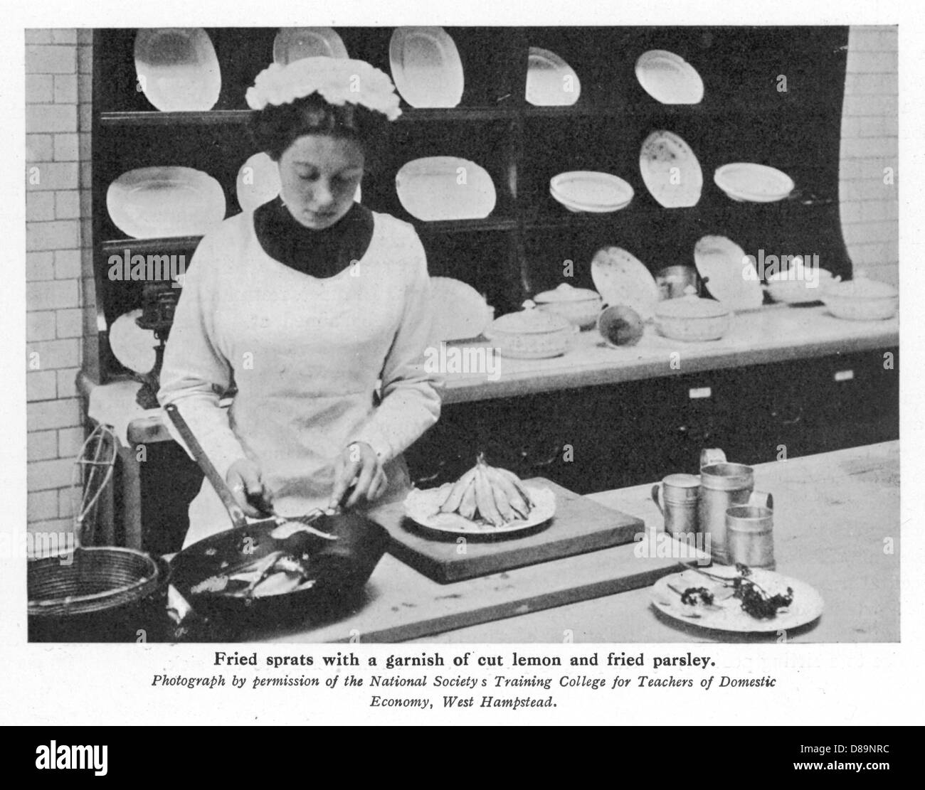 Domestic preparing Black and White Stock Photos & Images - Alamy