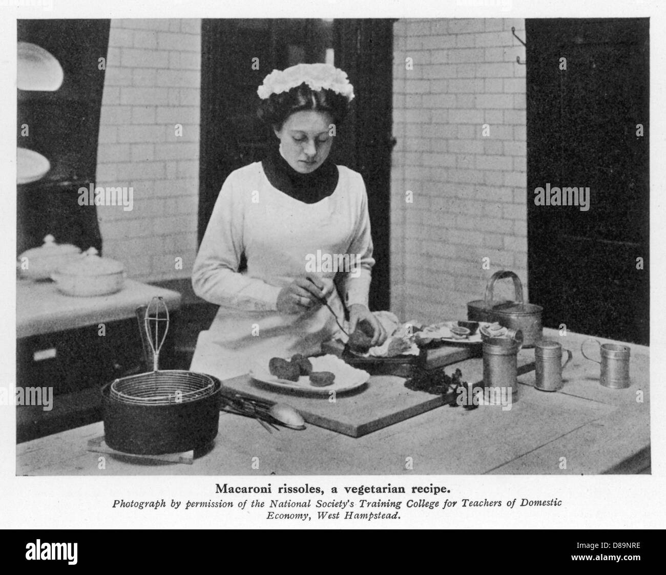 Domestic preparing Black and White Stock Photos & Images - Alamy