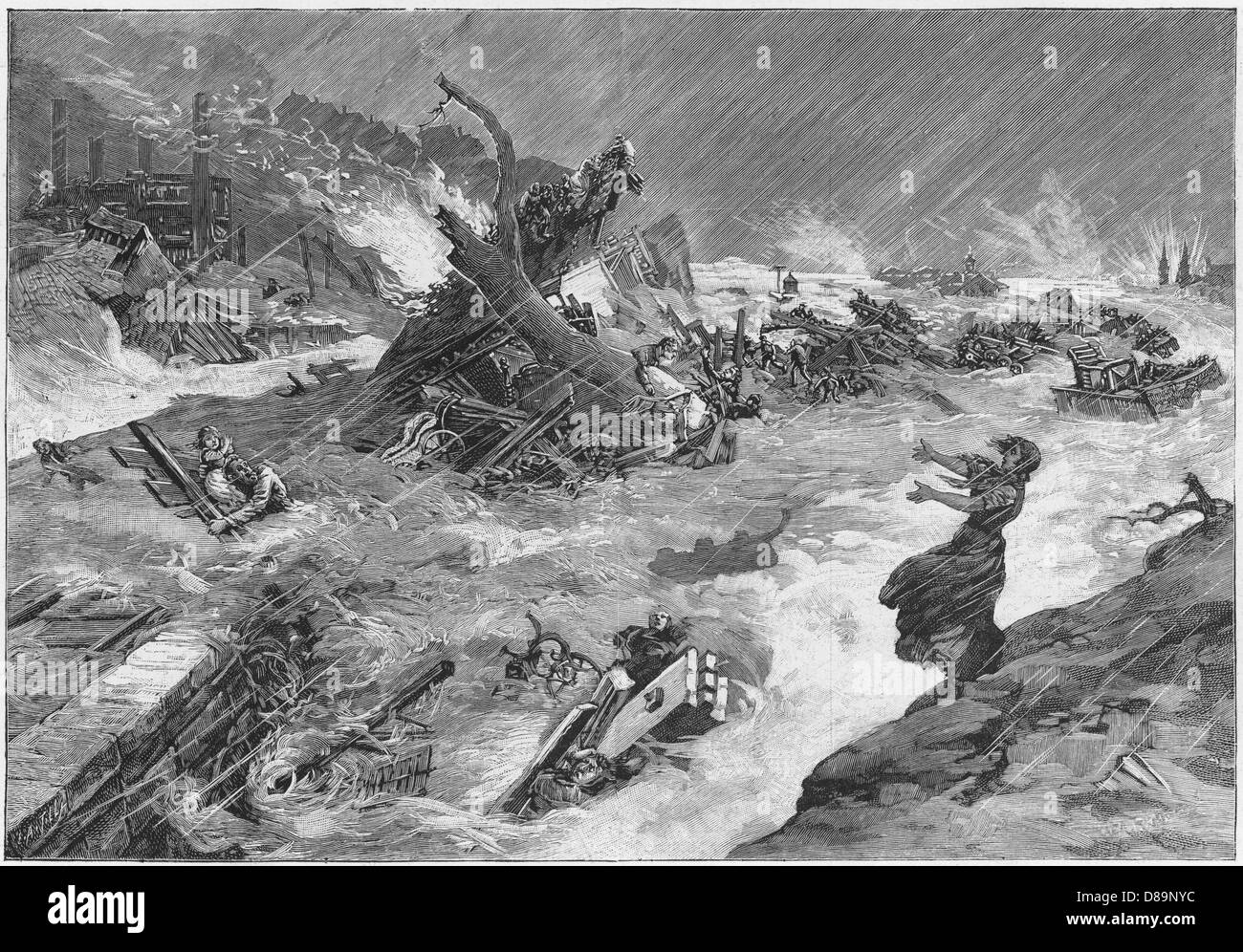 Johnstown flood 1889 hi-res stock photography and images - Alamy