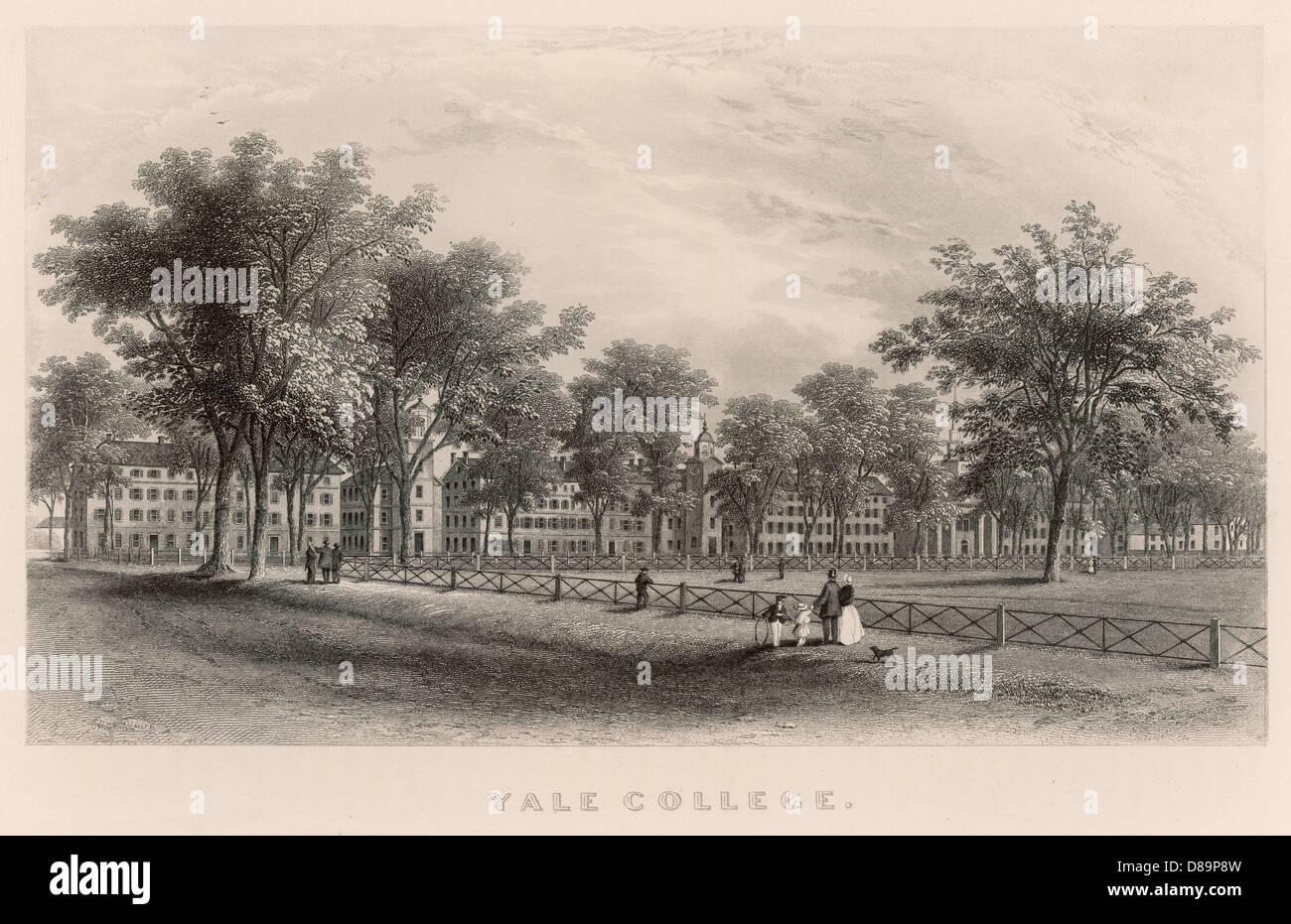 USA YALE UNIV 1876 Stock Photo - Alamy