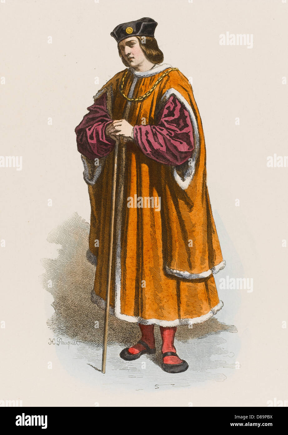 French Bourgeois 16th century Stock Photo - Alamy