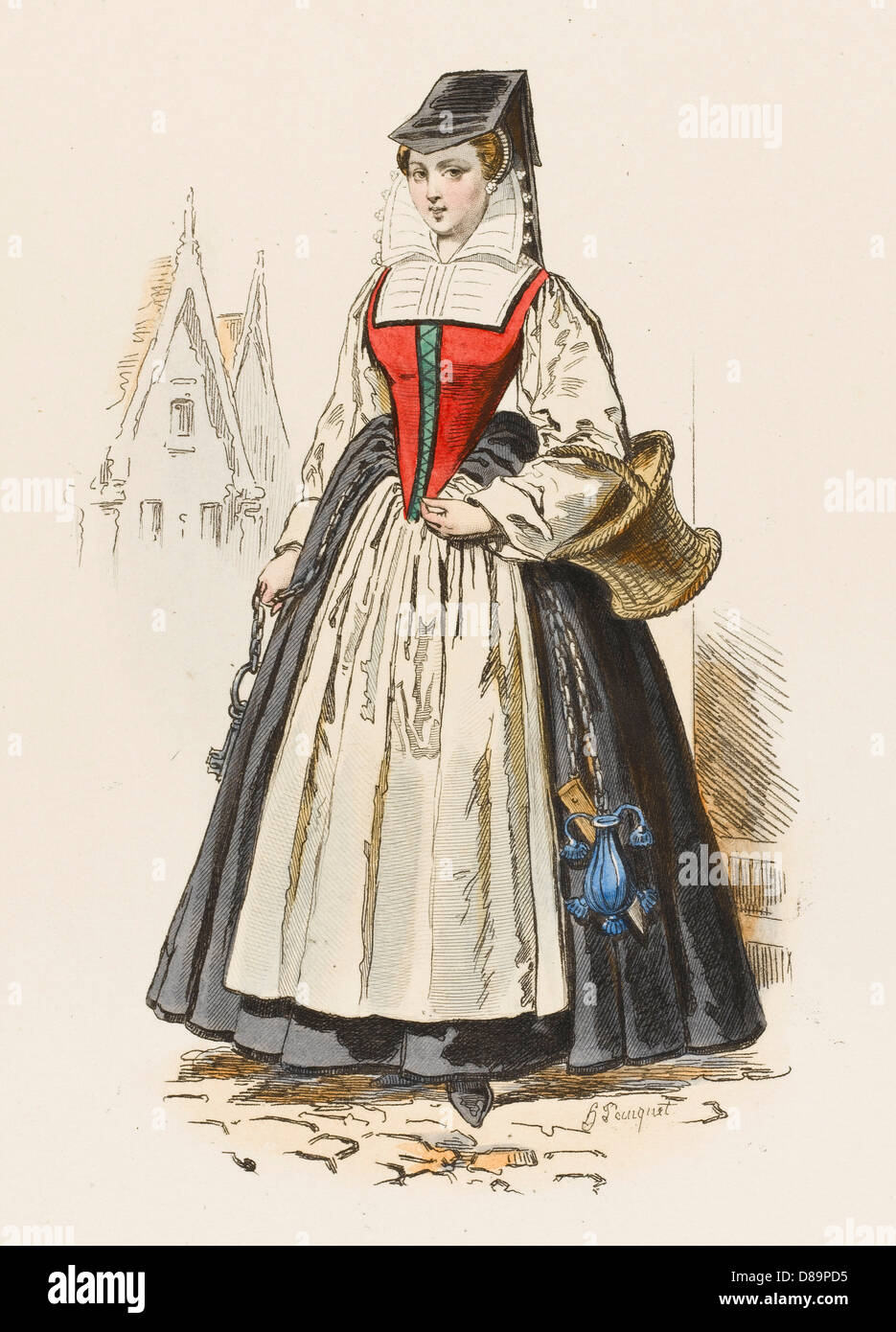 French servants hi-res stock photography and images - Alamy