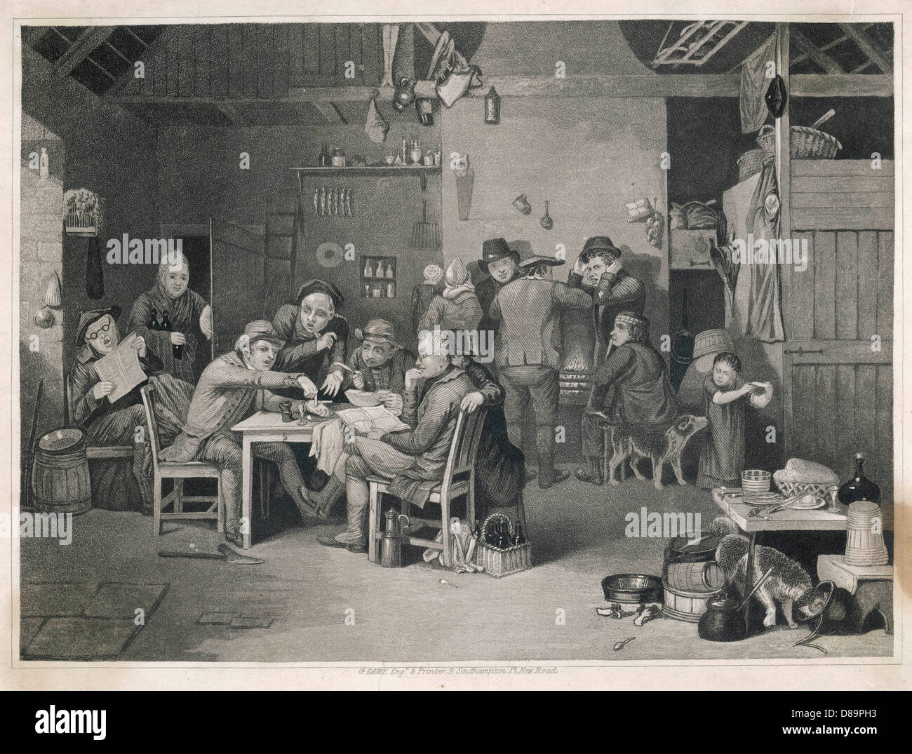 VILLAGE POLITICIANS C19 Stock Photo - Alamy