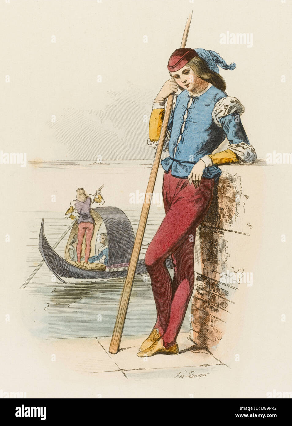 Venetian gondolier hi-res stock photography and images - Alamy