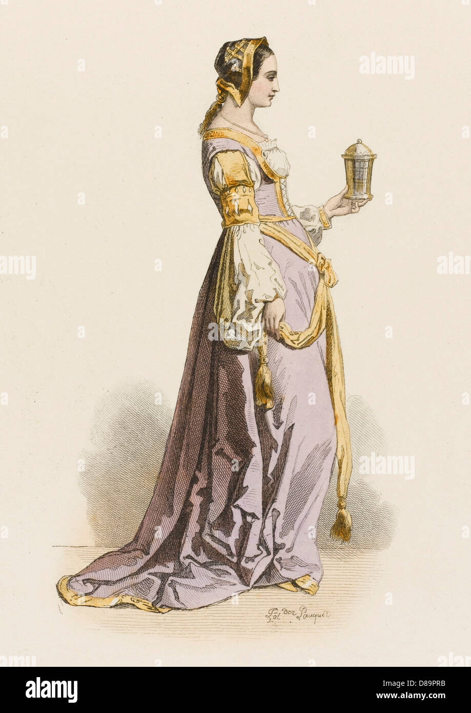 Netherlands Woman 16th century Stock Photo - Alamy