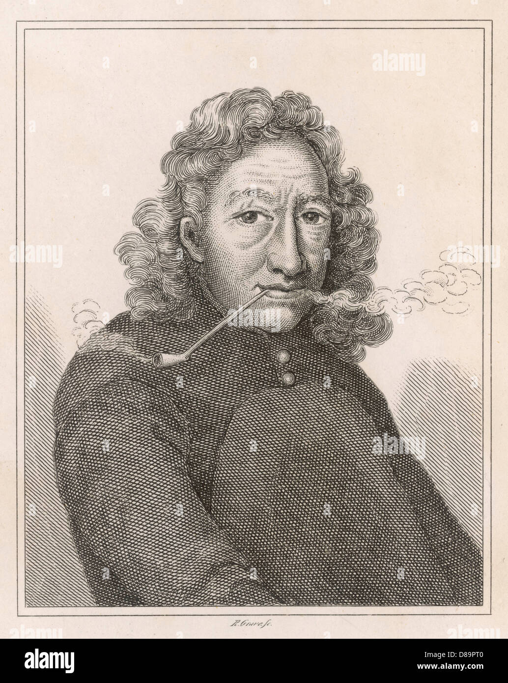 MAN SMOKING A PIPE Stock Photo - Alamy