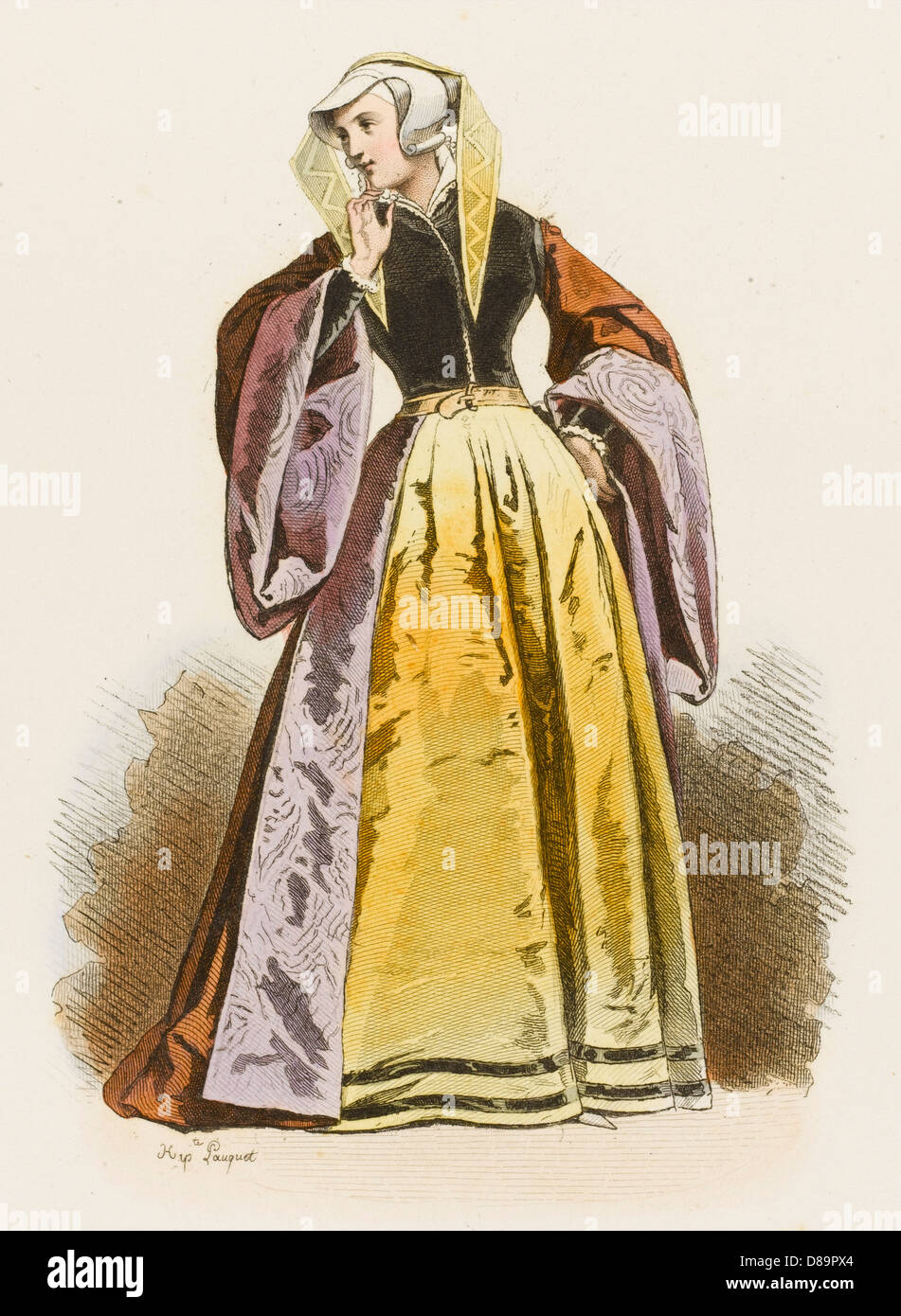 Woman of Cleves Stock Photo - Alamy