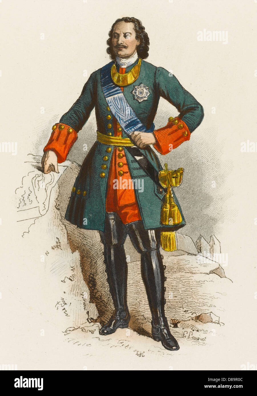 Peter The Great Stock Photo - Alamy