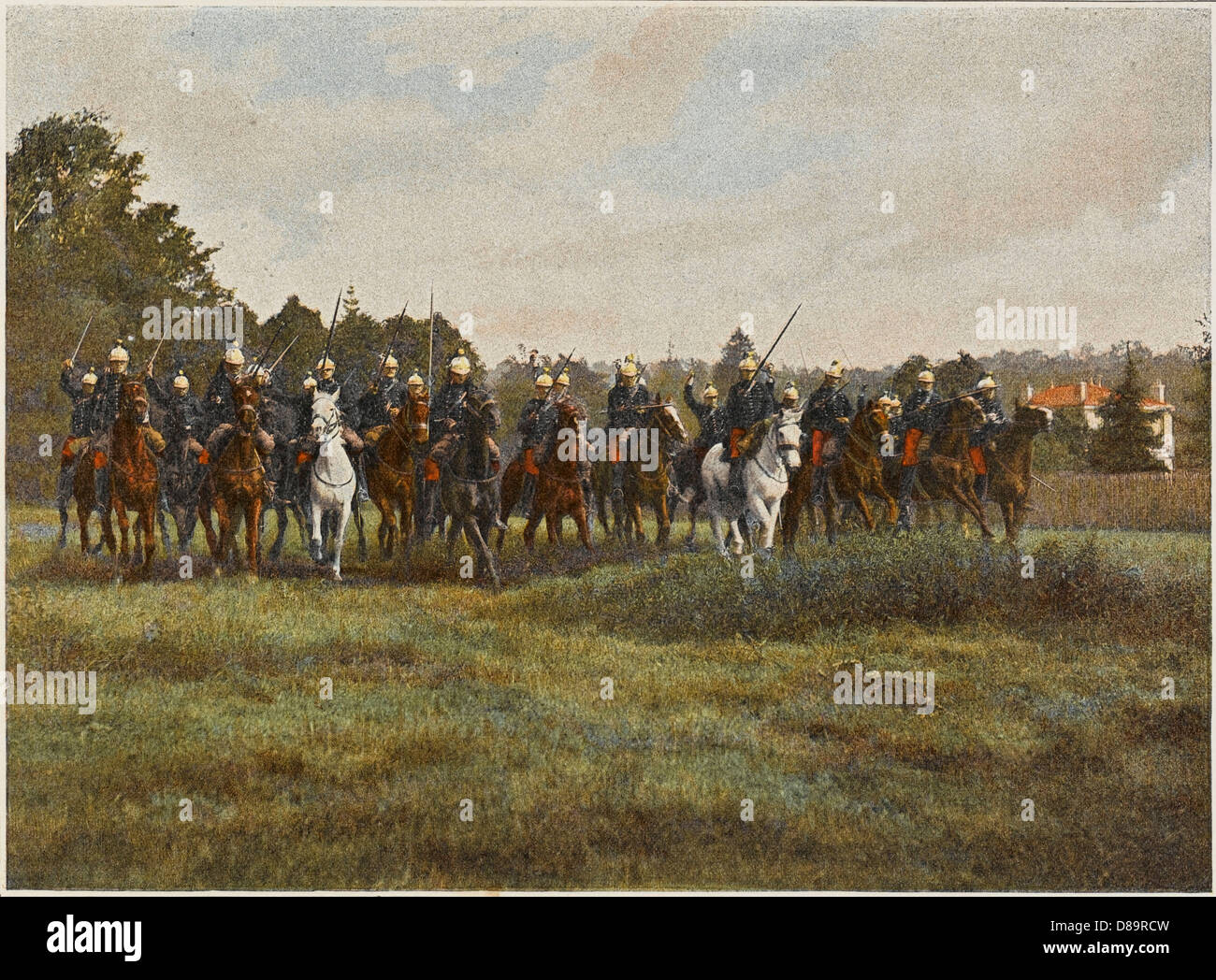 FRENCH CAVALRY CHARGE 2 Stock Photo - Alamy