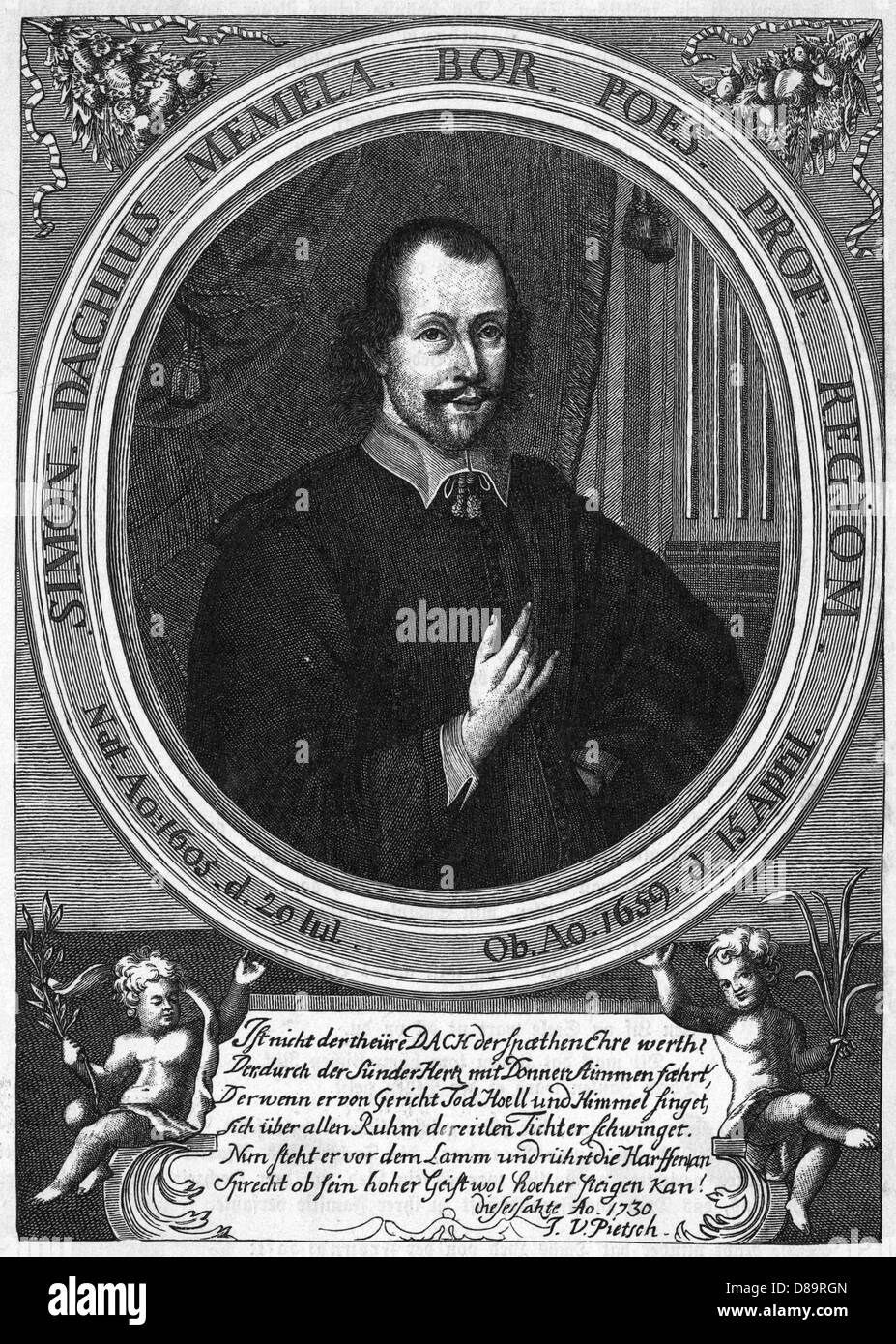 SIMON DACH, WRITER Stock Photo - Alamy