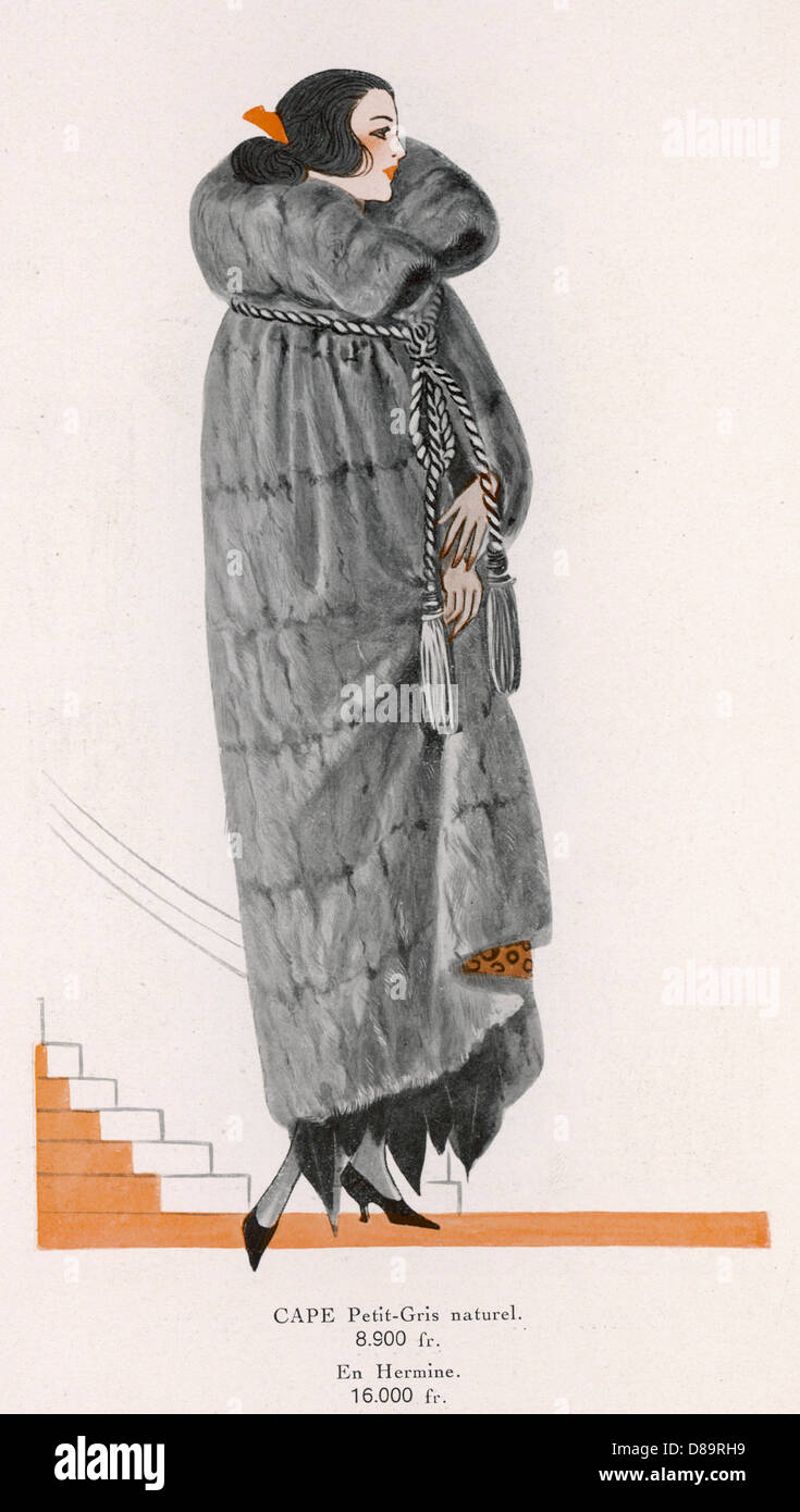 Petit-Gris Cloak 1922 Stock Photo - Alamy