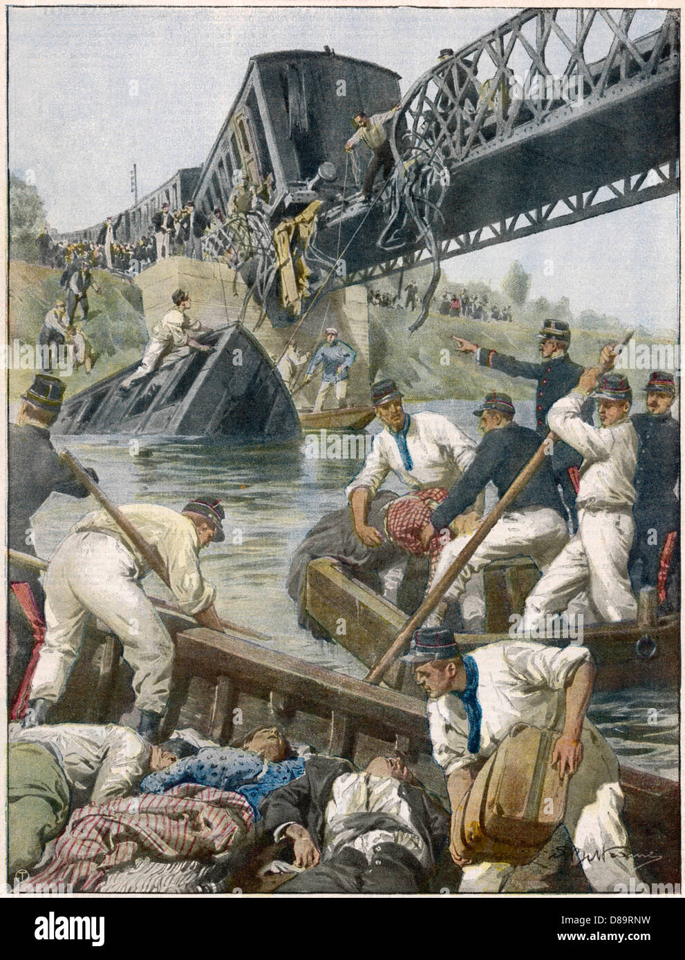 Railway bridge crash hi-res stock photography and images - Alamy