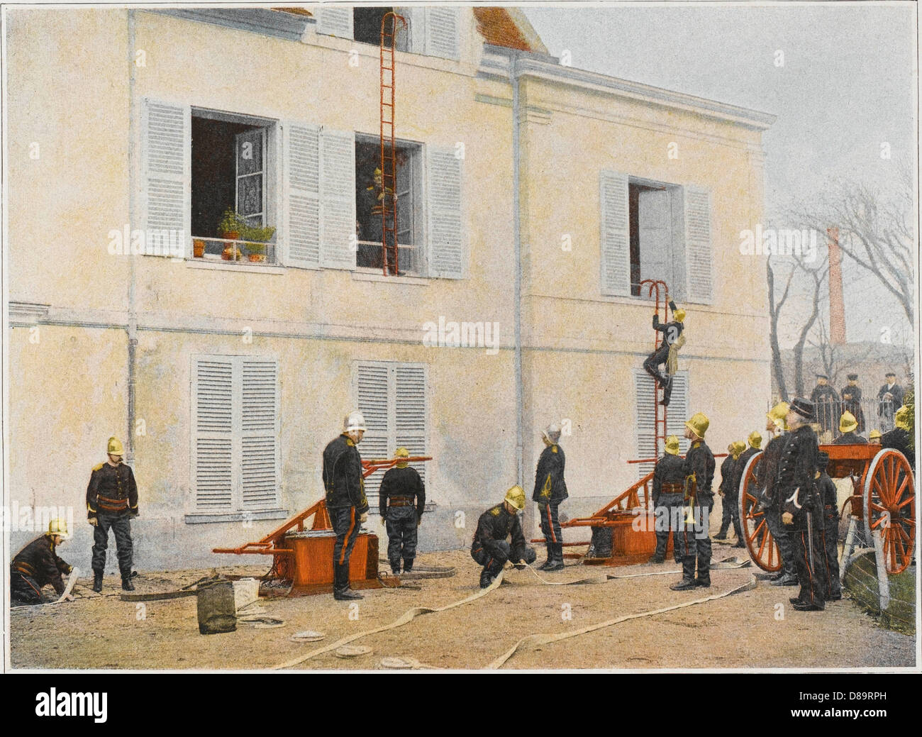 French fire fighting hi-res stock photography and images - Alamy