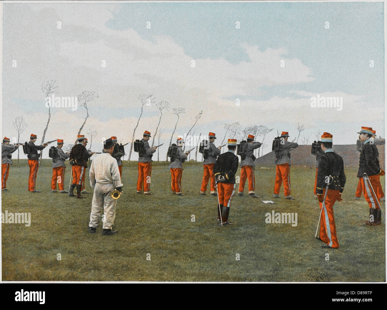 FRENCH RIFLE PRACTICE Stock Photo - Alamy