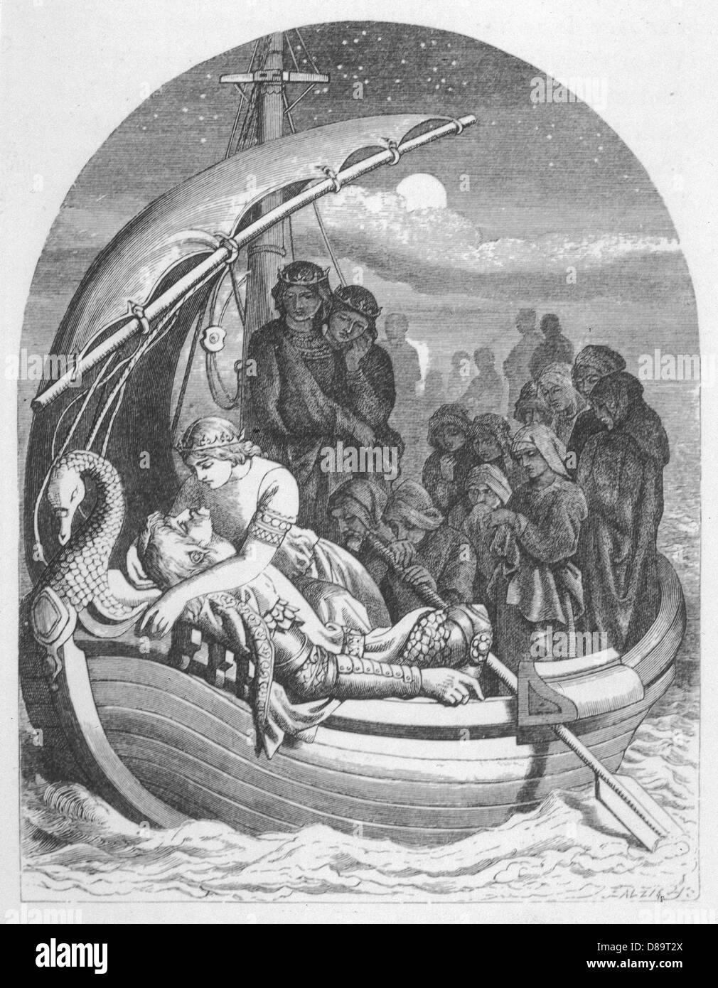 Passing of Arthur Boat Stock Photo - Alamy