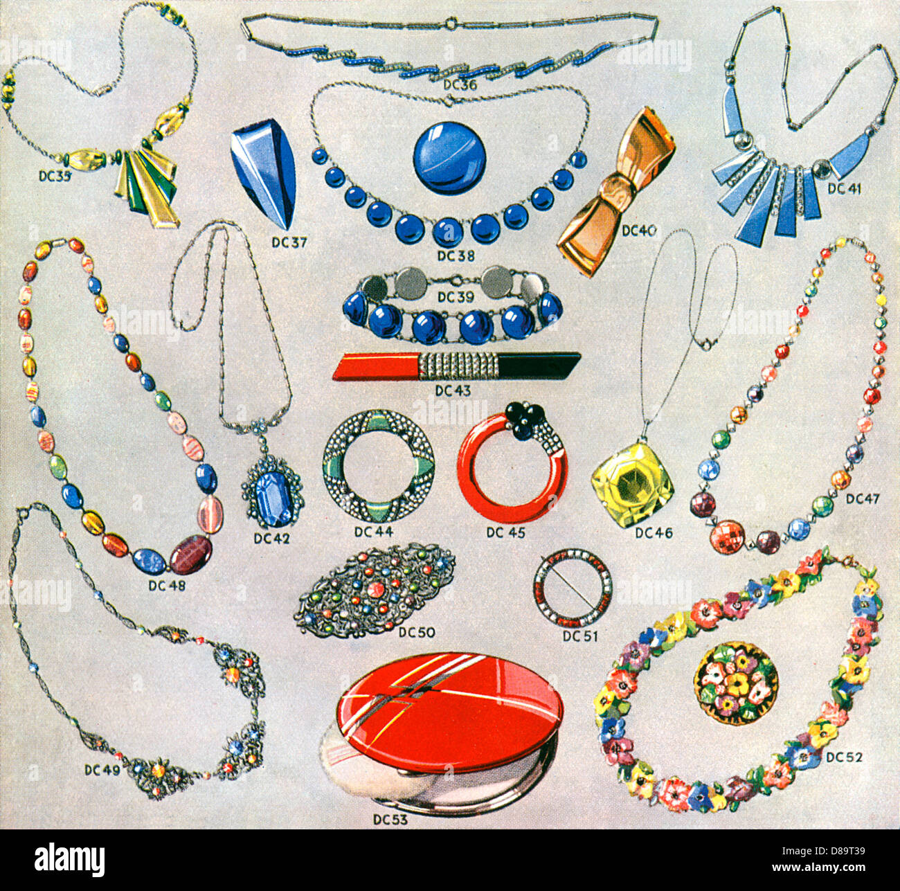 Paste jewellery hi-res stock photography and images - Alamy