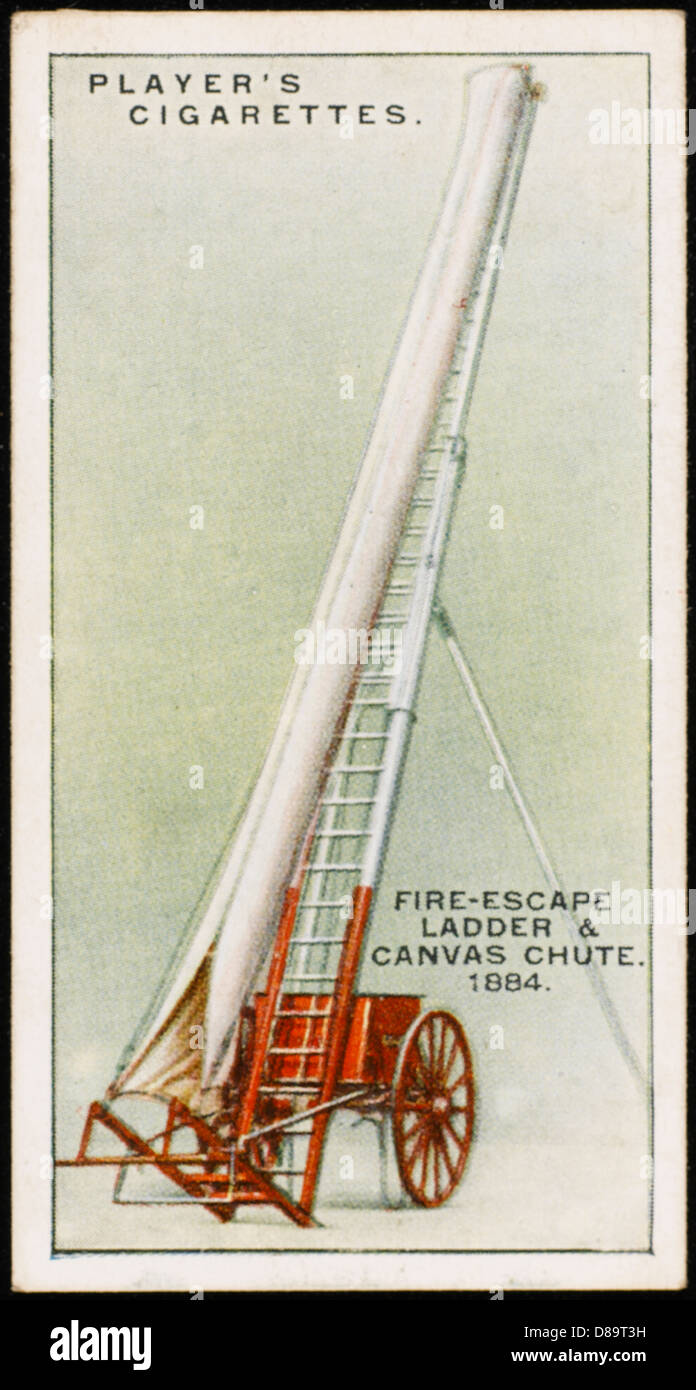 FIRE ESCAPE SHUTE/1884 Stock Photo - Alamy