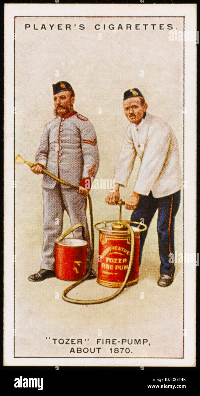 'TOZER' FIRE PUMP/C.1870 Stock Photo - Alamy