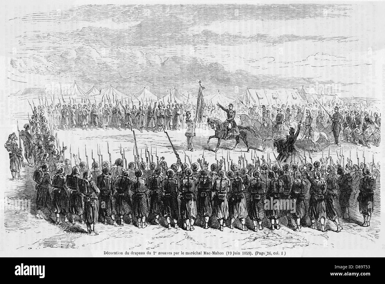 Flag with battle honours hi-res stock photography and images - Alamy