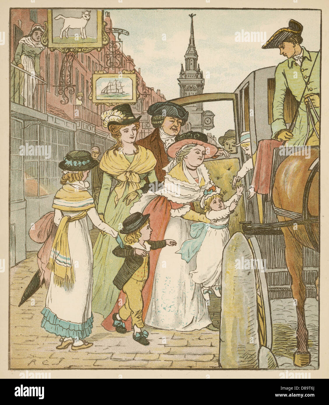 GILPIN'S FAMILY SET OFF Stock Photo - Alamy