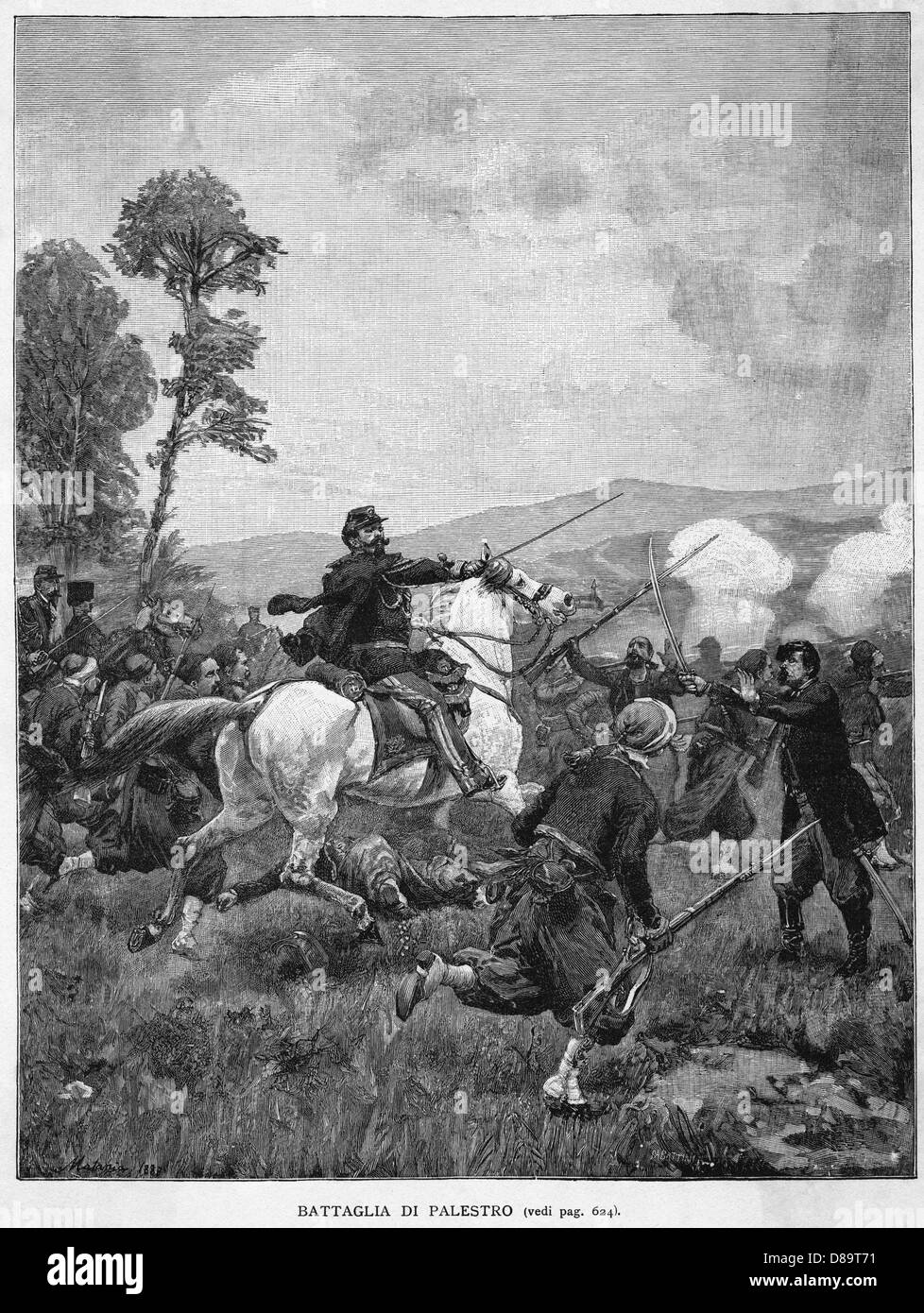 BATTLE OF PALESTRO Stock Photo - Alamy