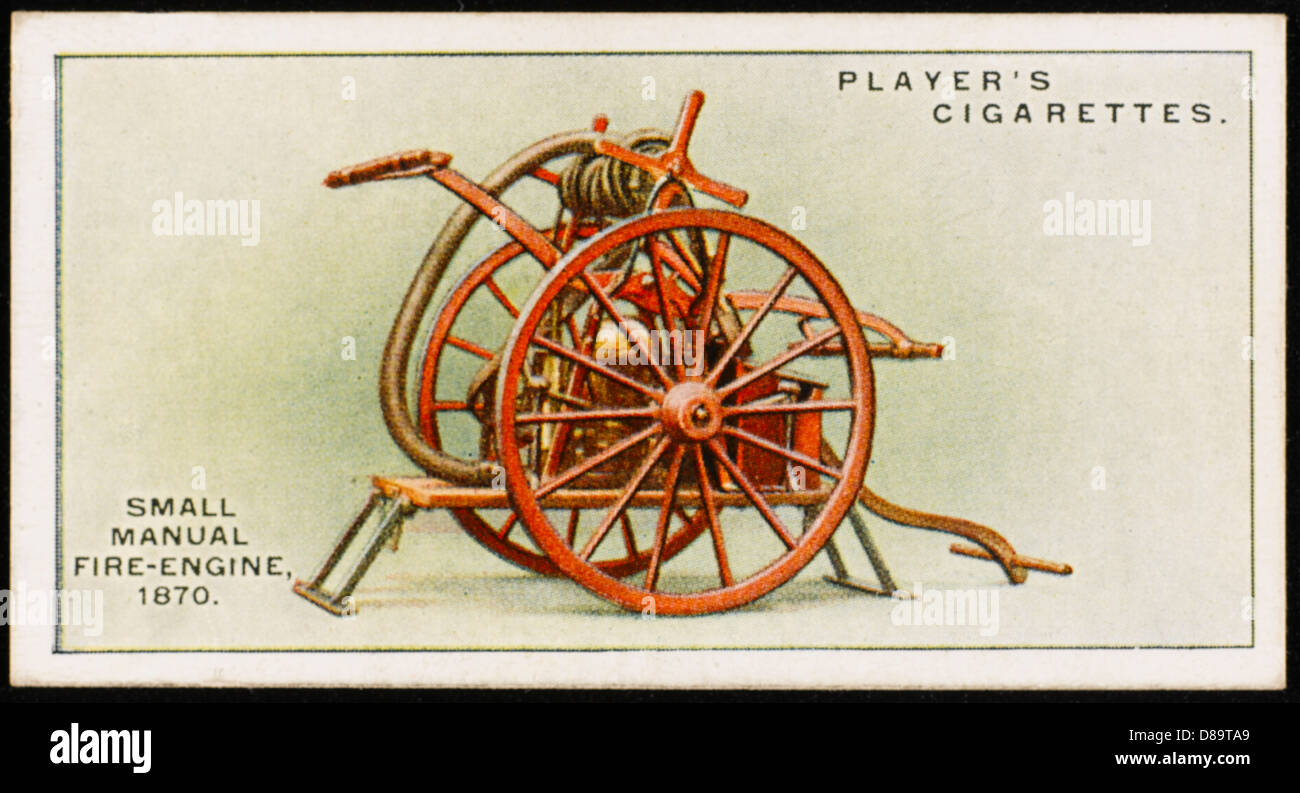 SMALL MANUAL ENGINE/1870 Stock Photo - Alamy