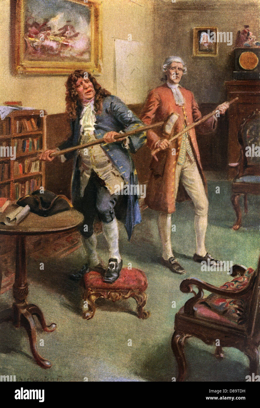 Tristram Shandy - Corporal Trim & Uncle Toby Stock Photo - Alamy