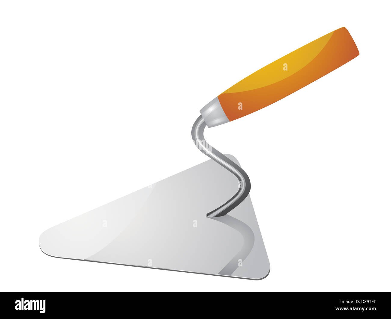 Trowel isolated on white background Stock Photo - Alamy