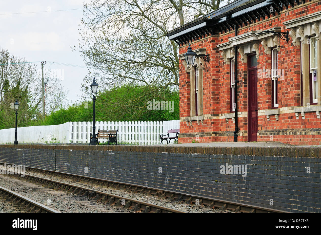 Restored LMS station buildings at Shenton Railway Station on the ...