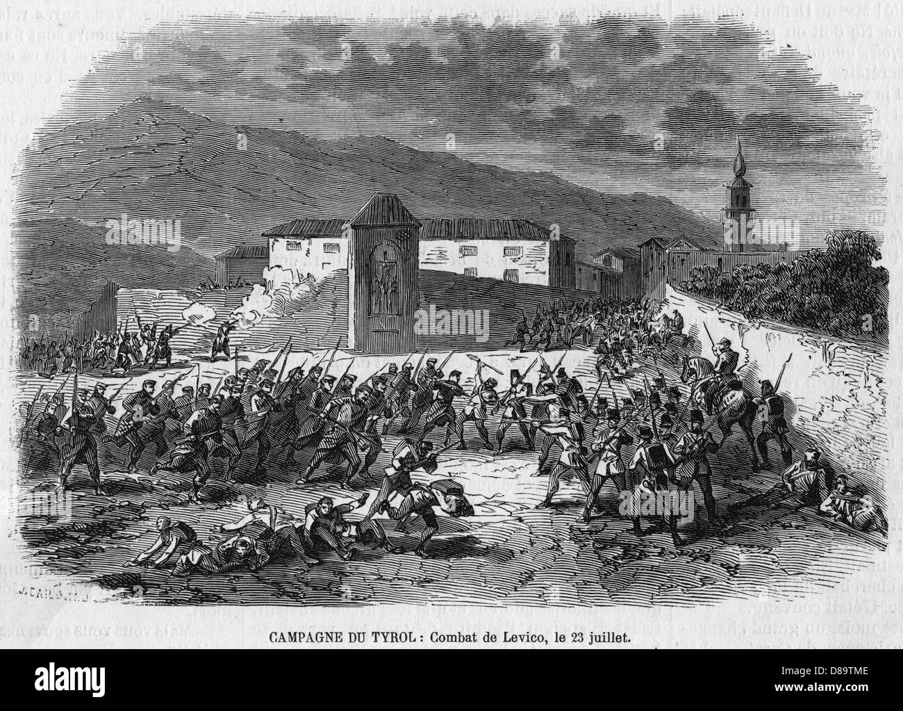 BATTLE OF LEVICO Stock Photo - Alamy