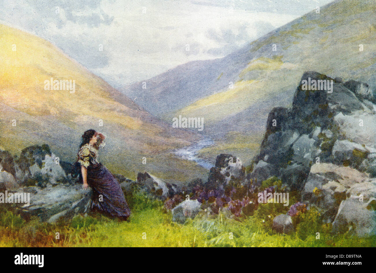 Lorna Doone Devon Scene Stock Photo - Alamy
