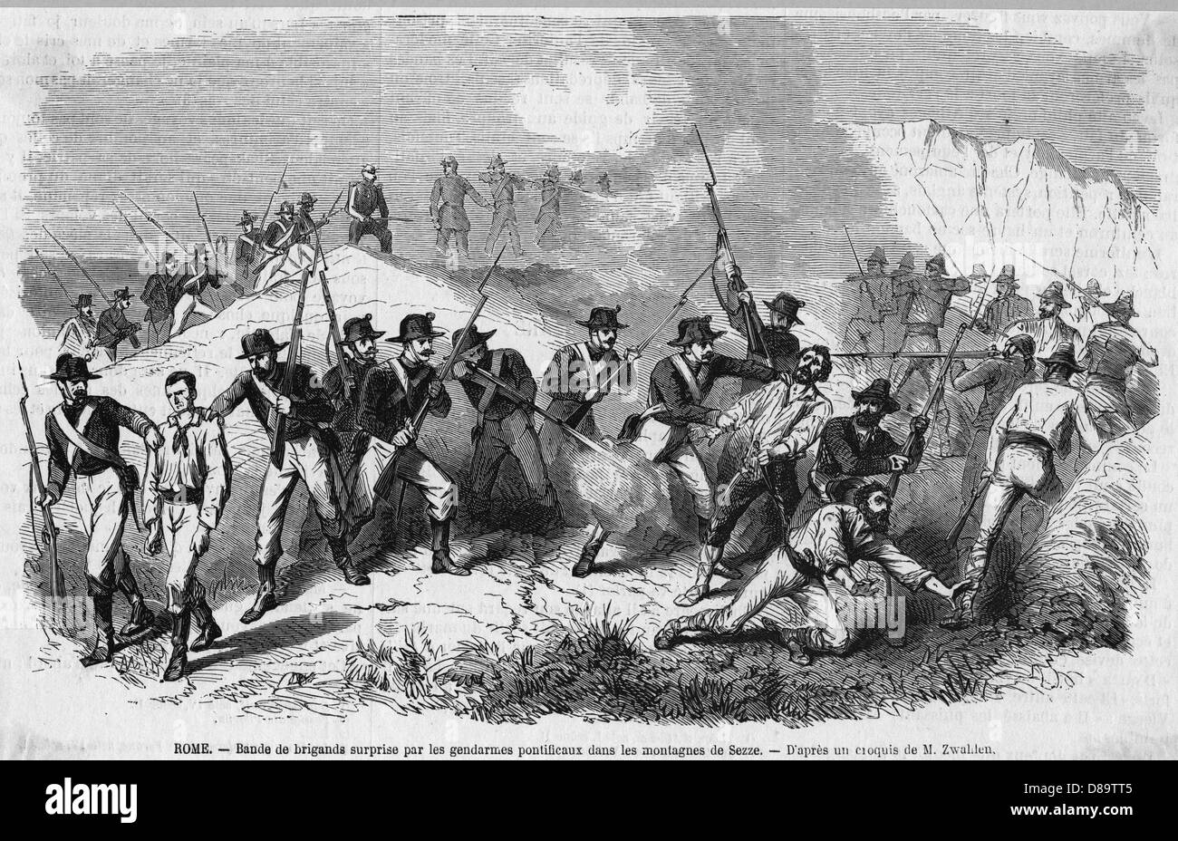 BRIGANDS AT ROME Stock Photo - Alamy