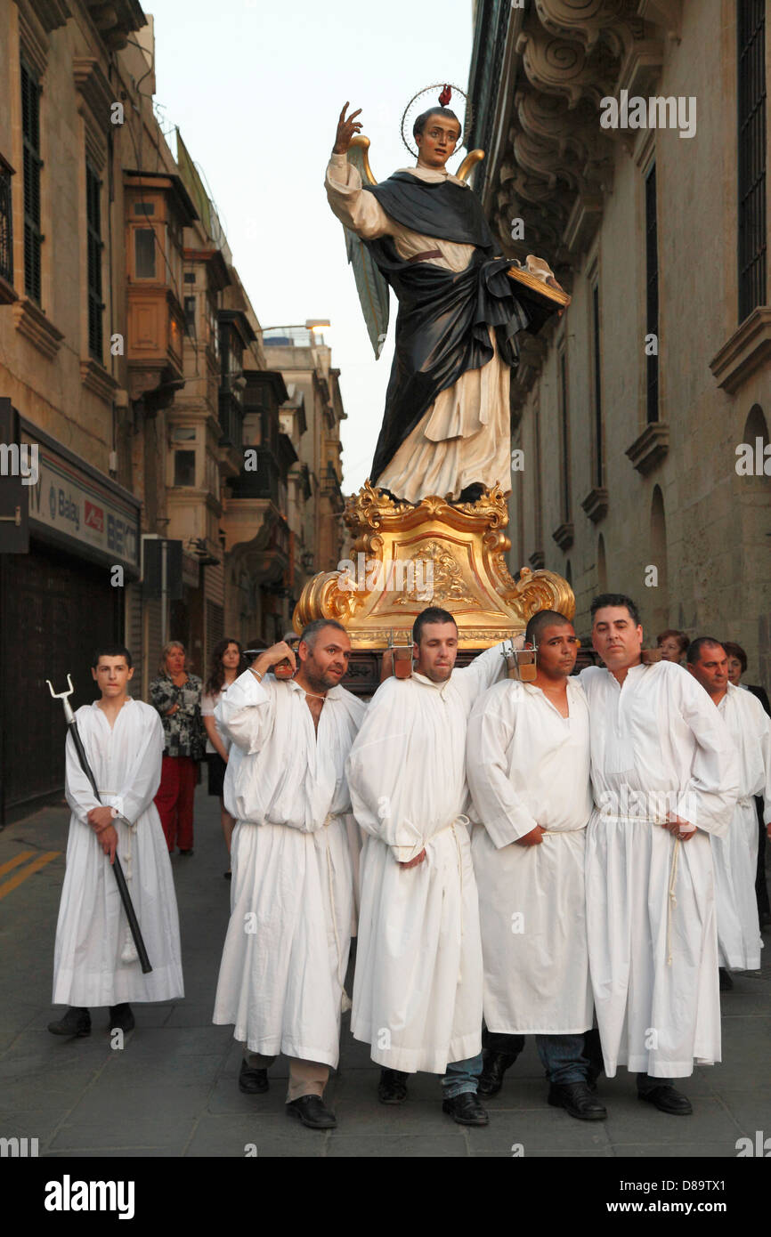 Malta, Valletta, religious procession, people Stock Photo - Alamy
