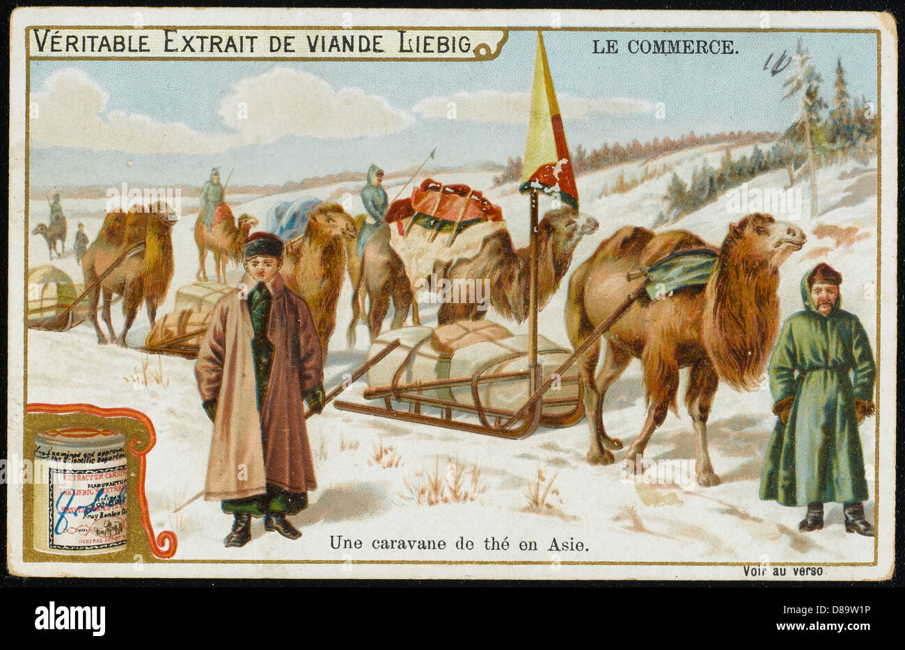 CARRYING TEA BY CAMEL Stock Photo - Alamy