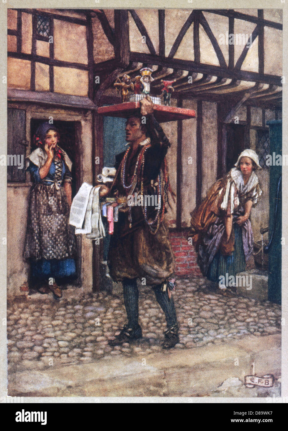 STREET PEDLAR C16 Stock Photo - Alamy