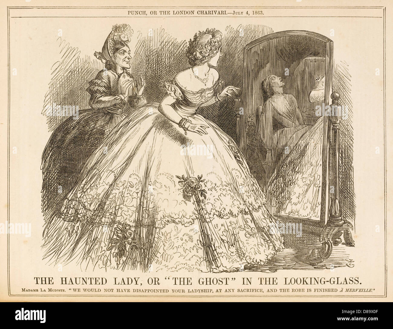 The Haunted Lady Punch Stock Photo - Alamy