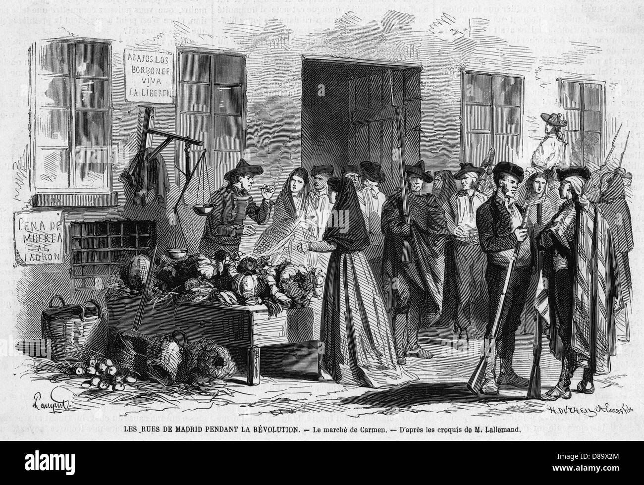 The streets of madrid Black and White Stock Photos & Images - Alamy