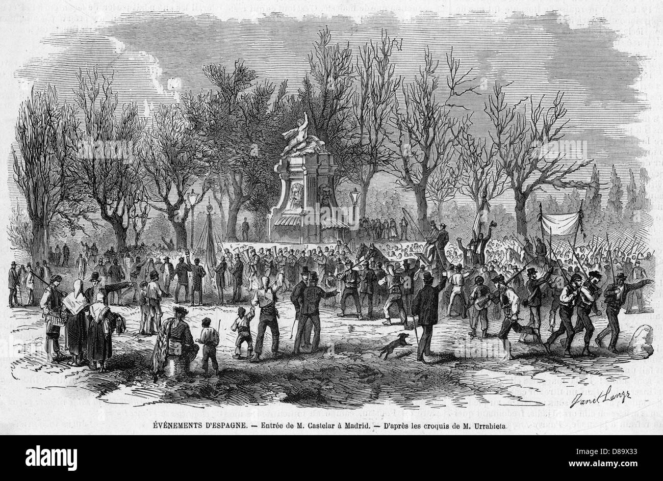 CASTELAR AT MADRID Stock Photo - Alamy