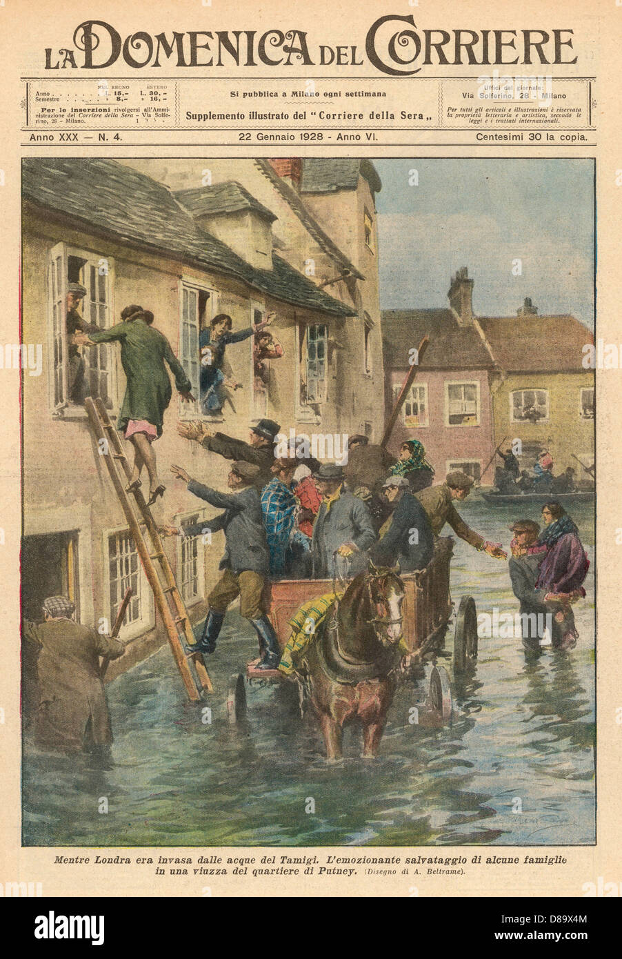 London flood 1928 hi-res stock photography and images - Alamy