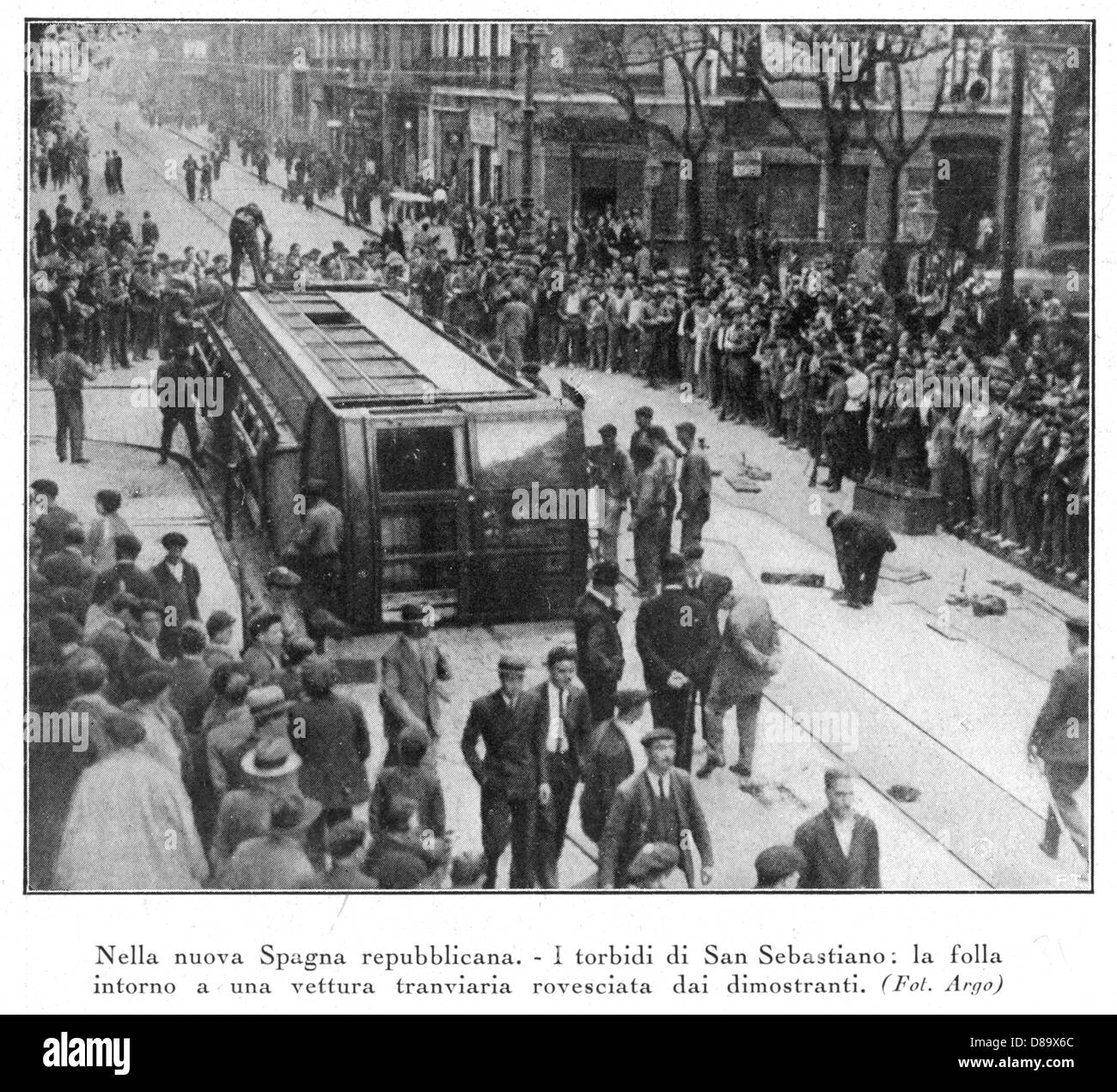 SAN SEBASTIAN RIOTS Stock Photo - Alamy