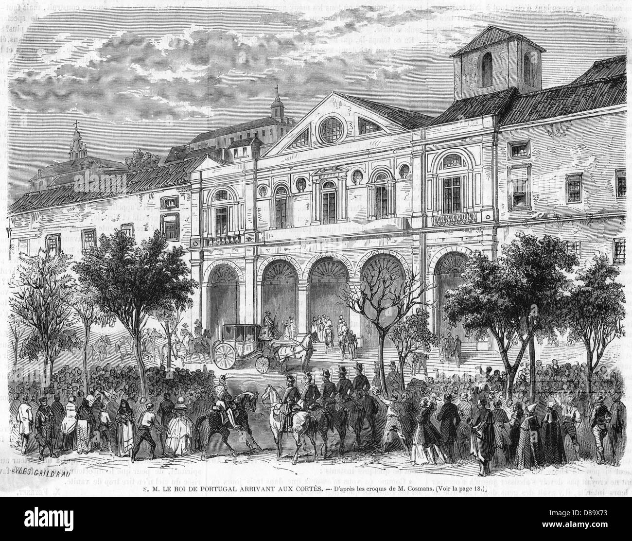 LUIS AT THE CORTES Stock Photo - Alamy