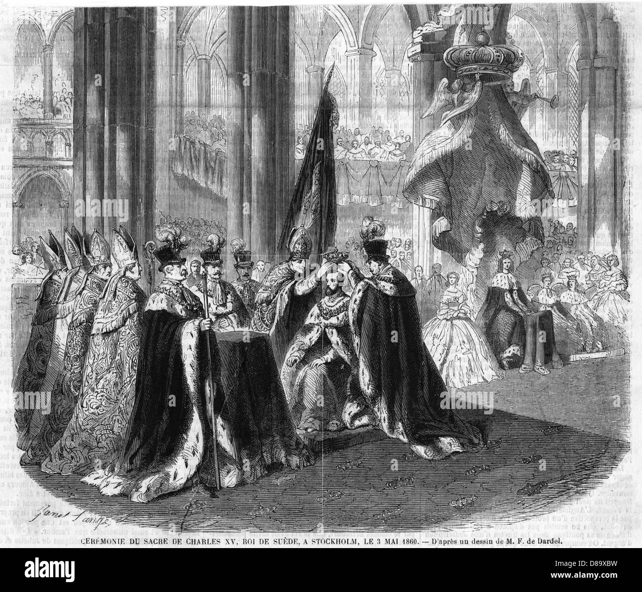 CARL XV CROWNED - 2 Stock Photo - Alamy