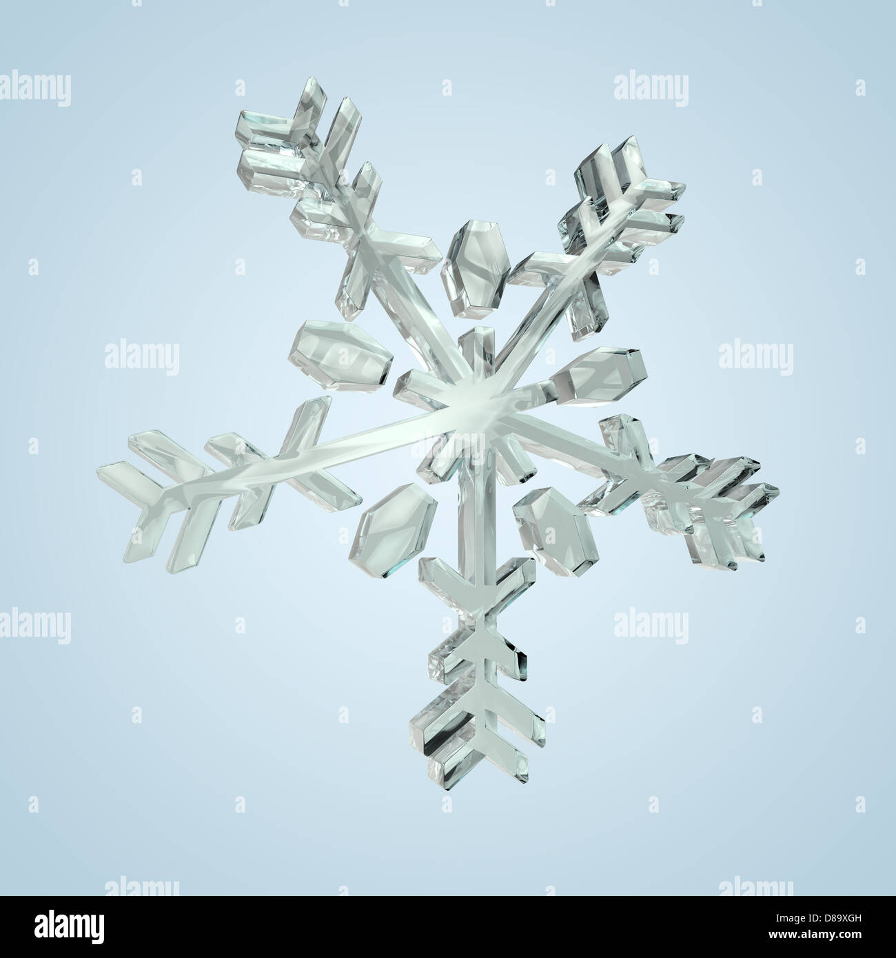 Snow crystal comes when the winter dawn, and it begins to snow Stock ...